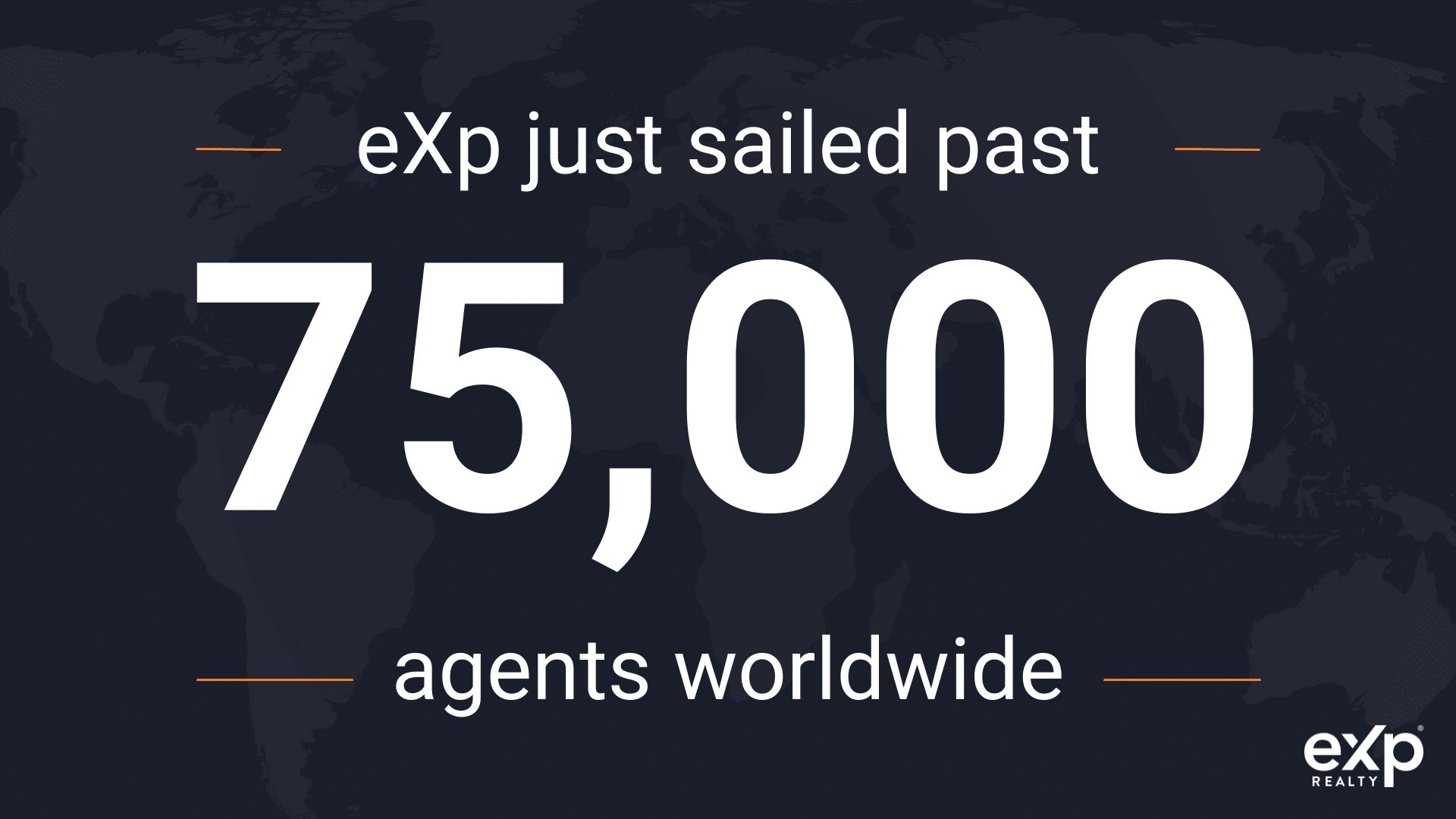 eXp Realty Exceeds 75,000 Real Estate Agents - eXp World Holdings